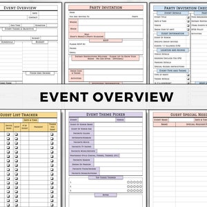 Party Planner, Event Planner, Party Checklist, Party Budget, Wedding ...