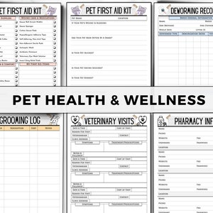 Pet Care Planner, Pet Health Record, Pet Medical Planner, Pet ...