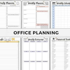 Office Tasks Planner, Work Planner, Office Organizer, Work to Do List ...