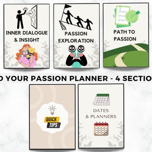 Find Your Passion Planner, Life Purpose Workbook, How to Find Your ...