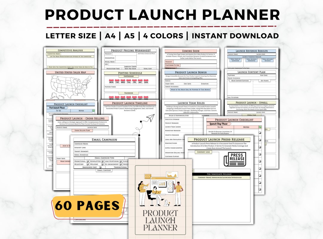 Product Launch Planner, Product Marketing, Course Marketing Plan ...