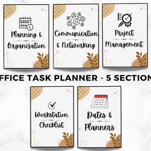 Office Tasks Planner, Work Planner, Office Organizer, Work to Do List ...