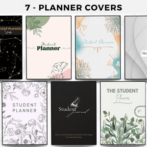 Student Planner Printable, Study Planner Bundle, Academic Planner, ADHD ...