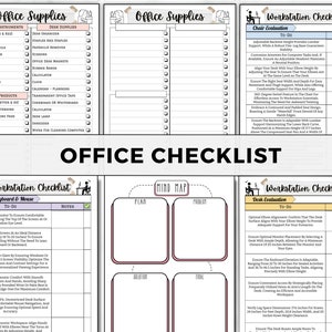 Office Tasks Planner, Work Planner, Office Organizer, Work to Do List ...