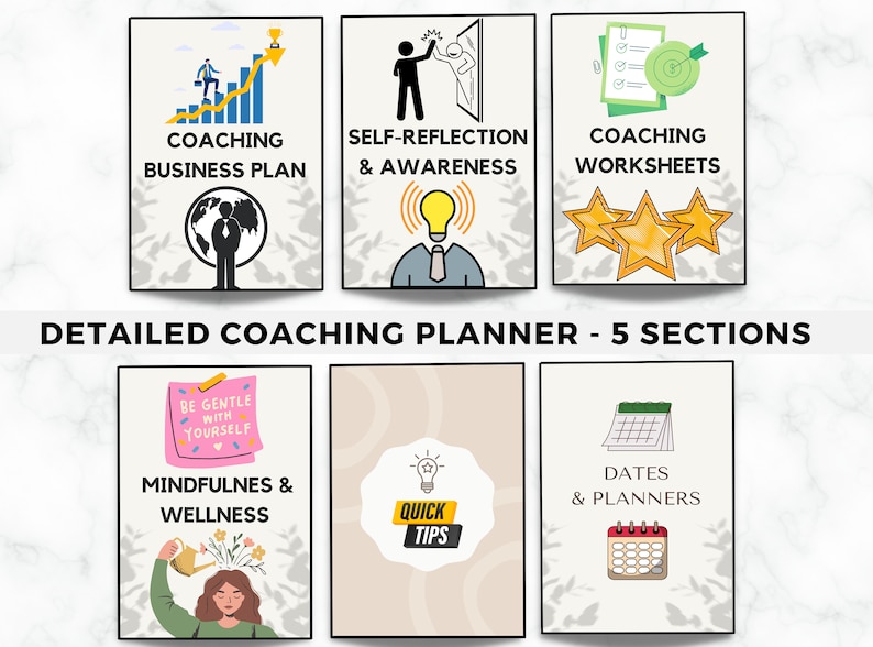 Coaching Planner, Life Coaching Workbook, Coaching Worksheet, Coaching ...