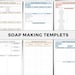 Soap Business Planner, Soap Making Business, Soap Recipe Sheet, Soap ...