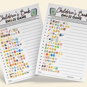 Children's Book Emoji Game, Emoji Children's Book Game, Baby Book Emoji ...