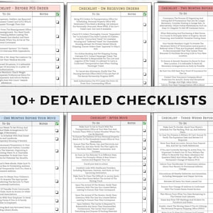 PCS Binder Printable, PCS Checklist, Military Move Planner, Military ...