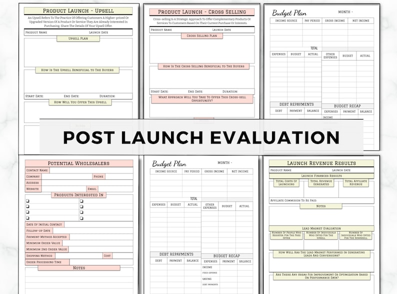 Product Launch Planner, Product Marketing, Course Marketing Plan ...