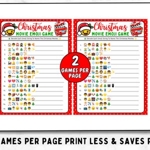 Christmas Movie Emoji Game, Emoji Pictionary Christmas Movies ...