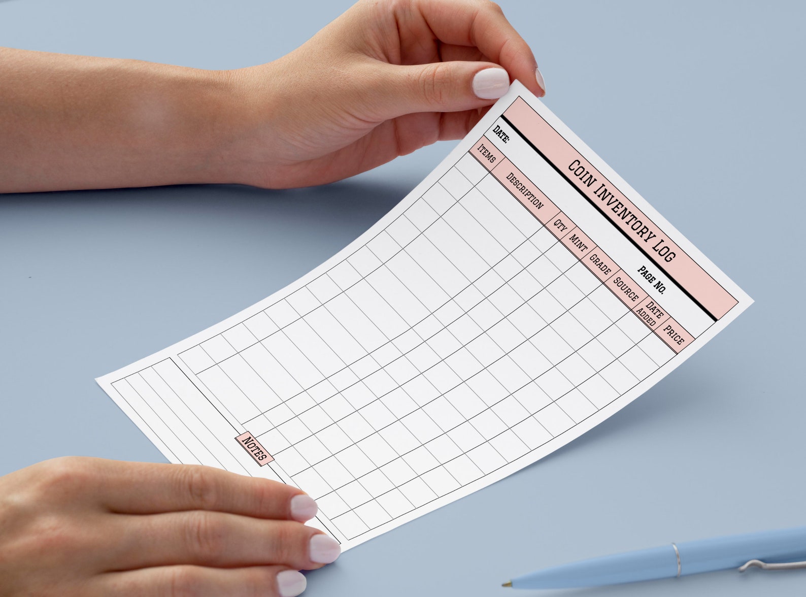 Coin Collection Printable Coin Inventory Log Book for Coin - Etsy