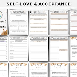 Self Care Planner, Self Care Checklist, Self-love Journal, Mindfulness ...