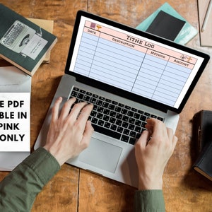 Tithe and Offering Tracker, Church Giving Printable, Tithing Record ...