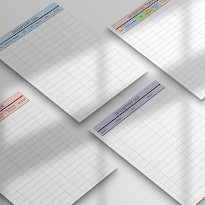 Inventory Tracker, Editable Inventory Log, Product Inventory, Inventory ...