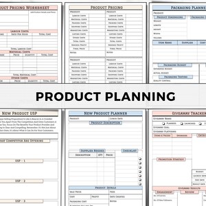 Side Hustle Planner, Printable Business Planner Bundle, Work From Home ...
