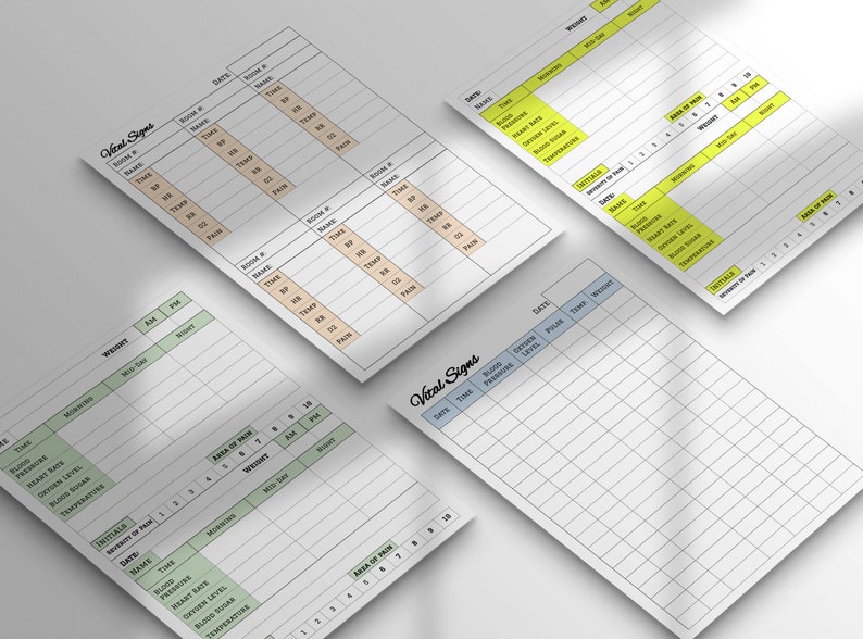 Vital Sign Sheet Printable Editable Vital Signs Report Sheet - Etsy Vital Sign Sheet Printable Editable Vital Signs Report Sheet - Etsy