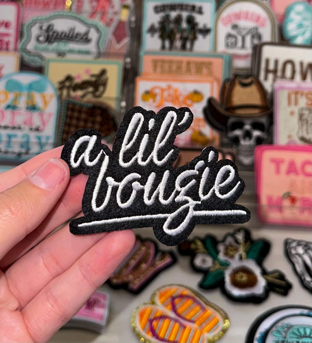 Lil' Bougie Embroidery Patch - Etsy