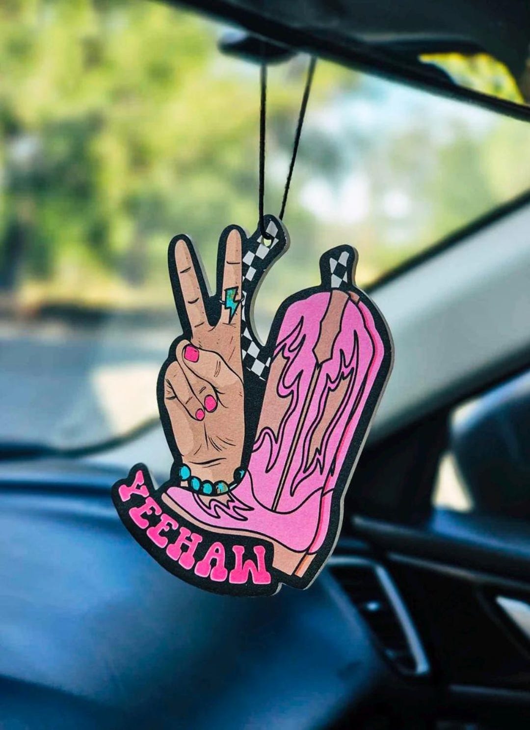 Yeehaw Car Air Freshener (new Care Scent) - Etsy