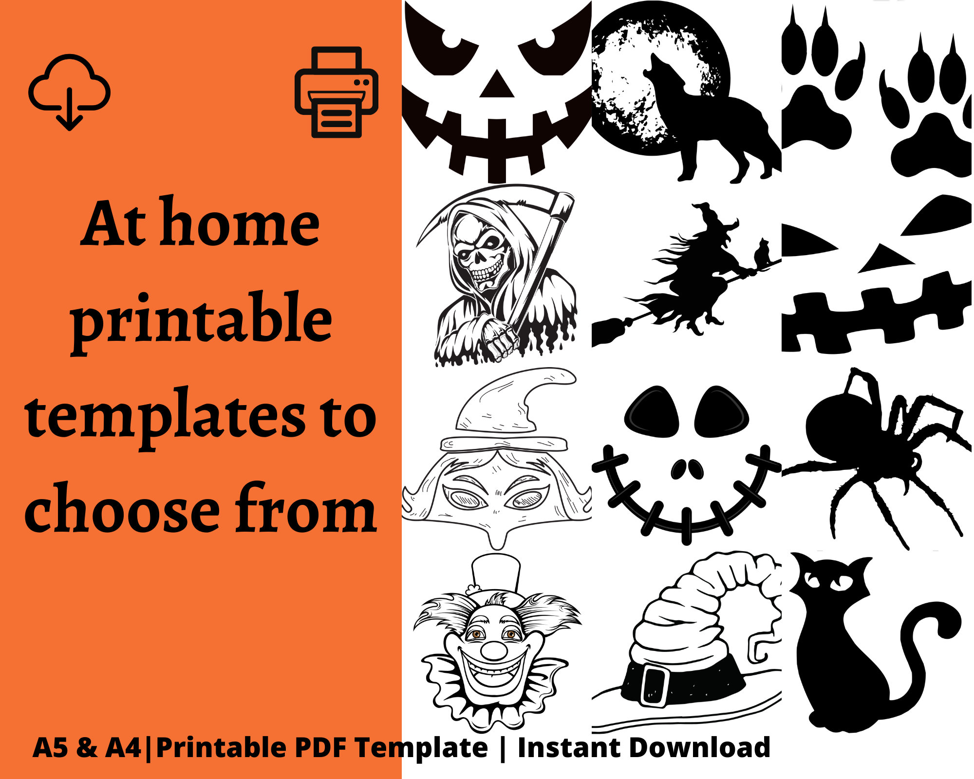 Halloween Pumpkin Carving Templates, 50 Halloween Pumpkin Carving ...