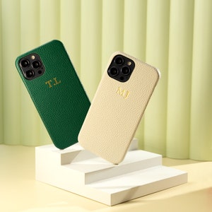 Personalized Leather Case iPhone 13 Pro Max, iPhone 13 Case Custom ...