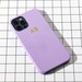 Personalised Lilac iPhone Case, Leather Phone Case, Custom iPhone Case ...