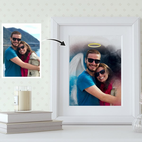 Angel Wing Photo Frame - Etsy