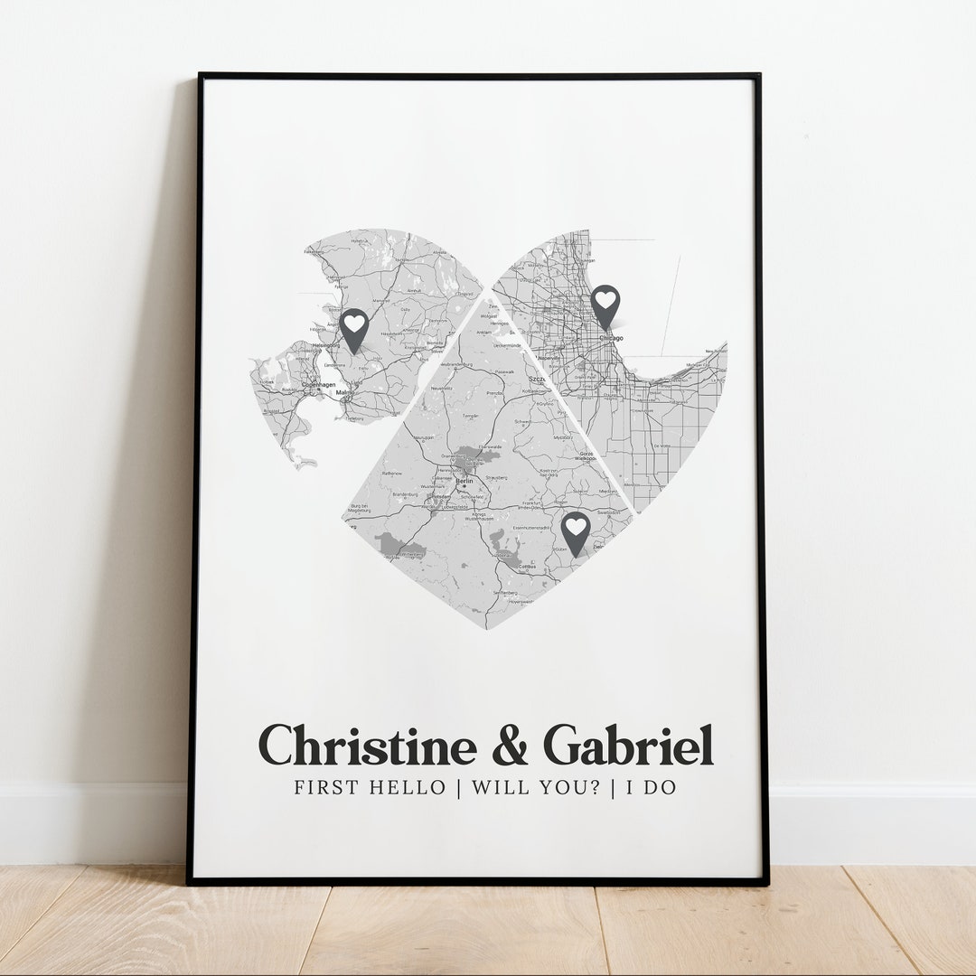 Urban Map Artwork, Custom City Map Prints, City Map Poster, Minimalist ...