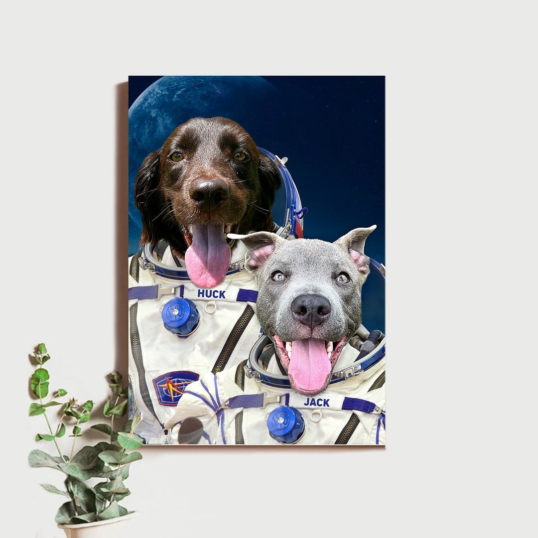 Funny Pet Portrait, Gag Pet Portrait Gifts, Custom Dog Pet Portrait ...