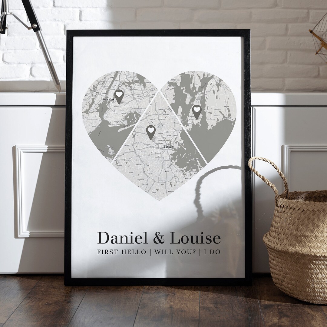 Modern City Maps, Custom City Map Prints, City Map Poster, City Map Art ...