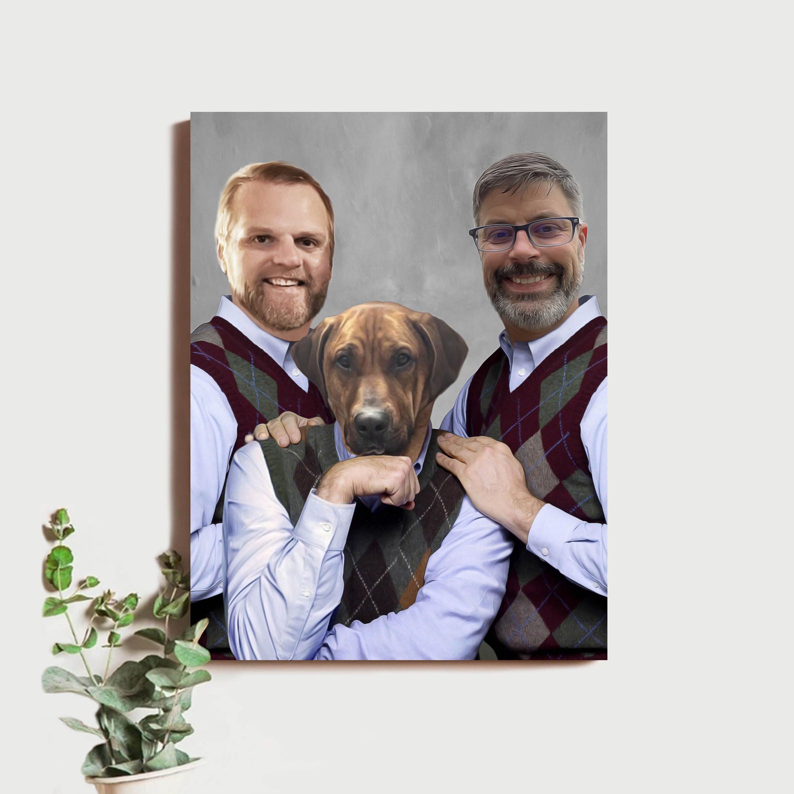 Personalized Pet Brothers, Step Brothers Pet Portrait, Custom Step ...