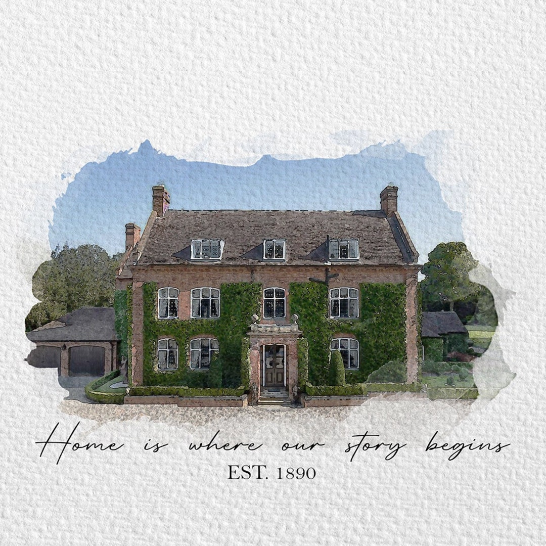 Home is Where the Story Begins Housewarming Poster, Custom House ...