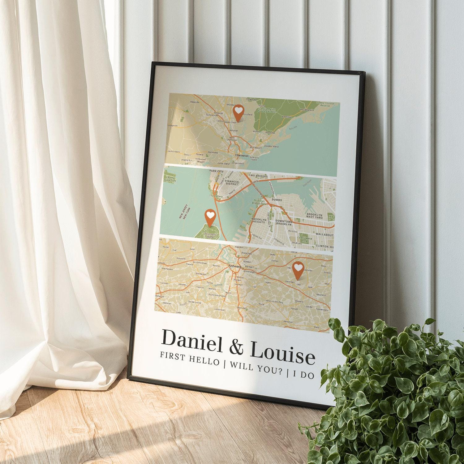 Personalized City Map, Custom City Map Prints, City Map Poster, Urban ...