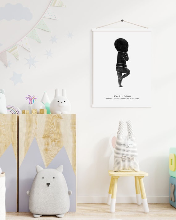 Birth Poster for Babies Custom Birth Poster for Newborns | Etsy