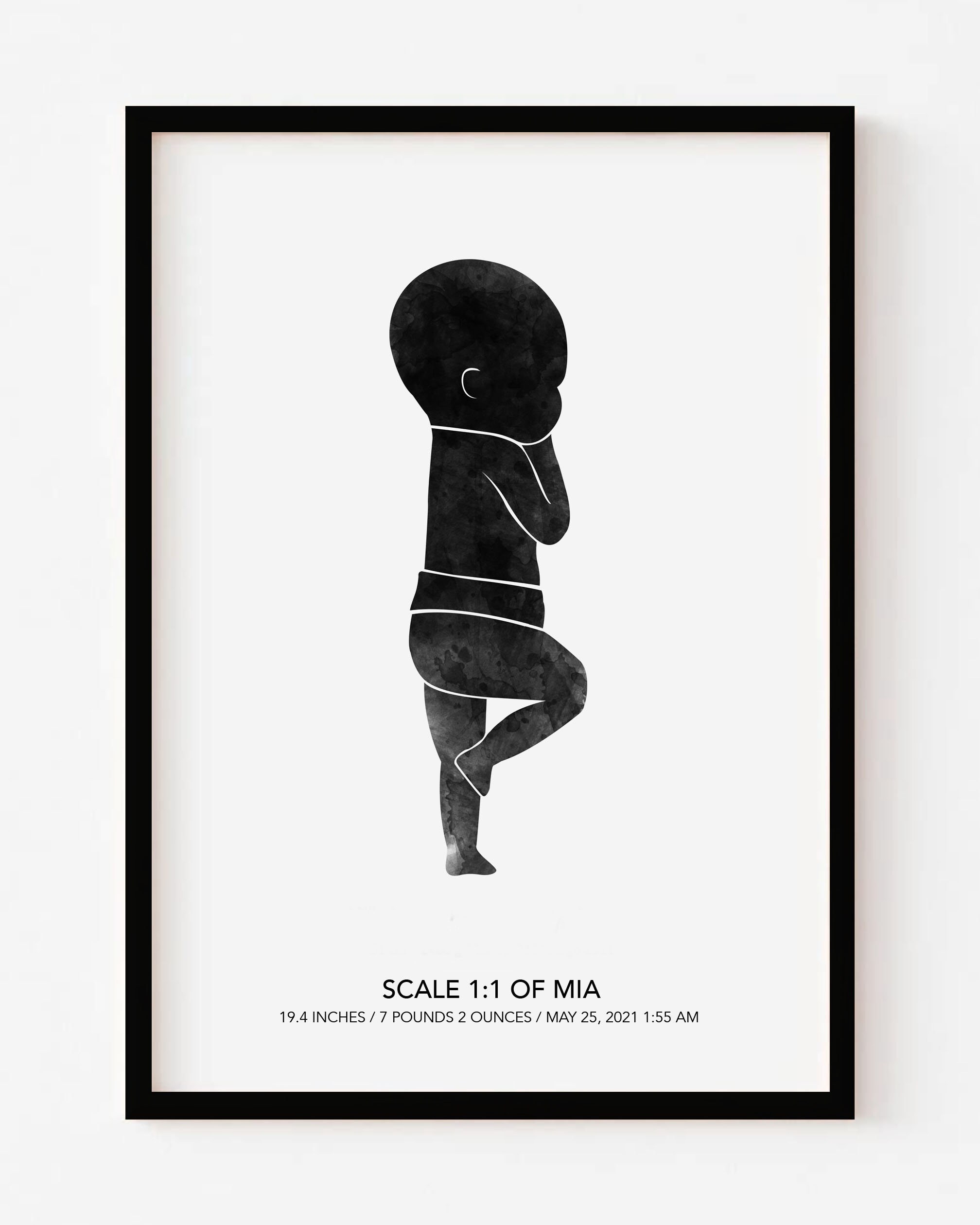 Birth Poster for Babies Custom Birth Poster for Newborns - Etsy