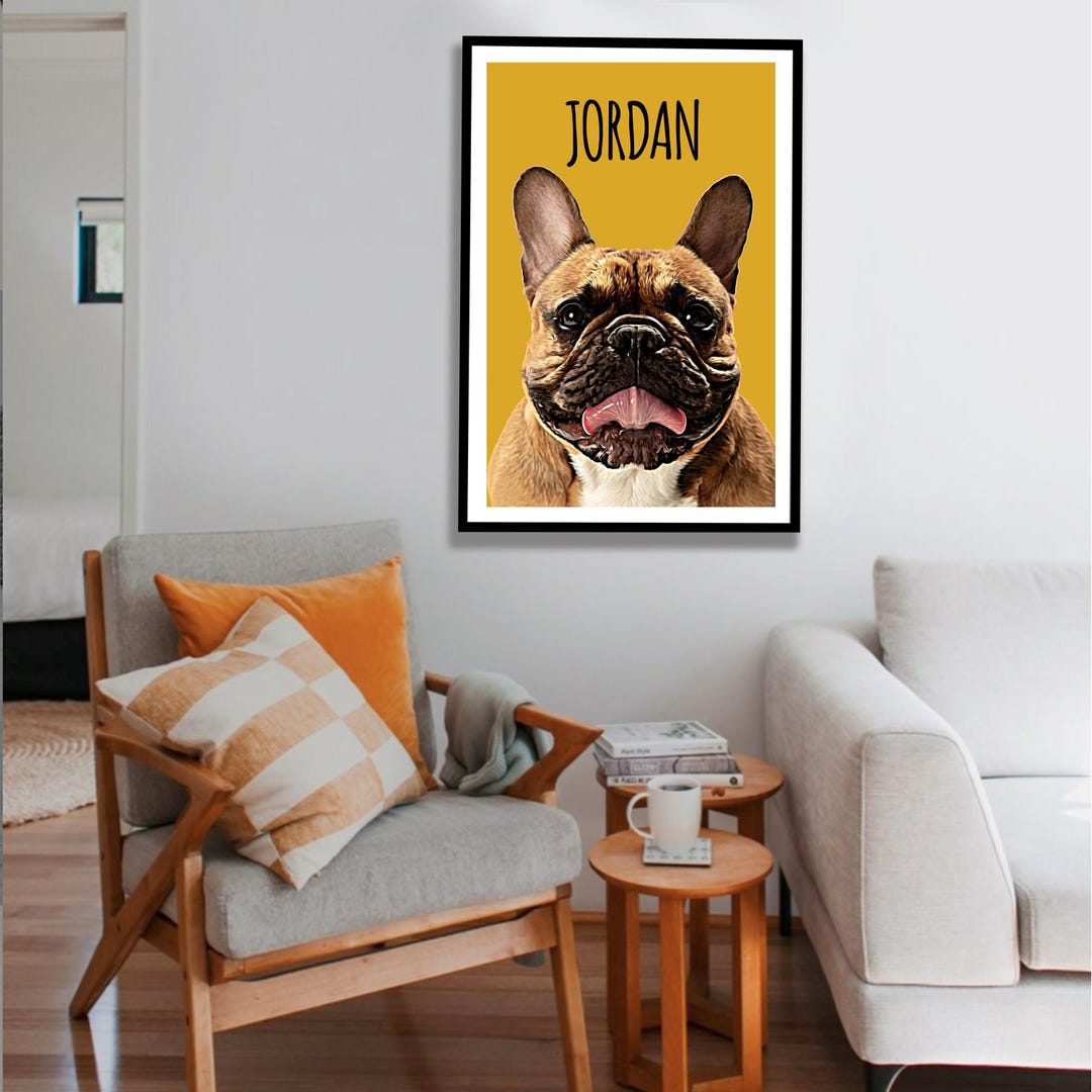 Funny Pet Portrait, Funny Digital Pet Painting, Funny Pet Portrait ...