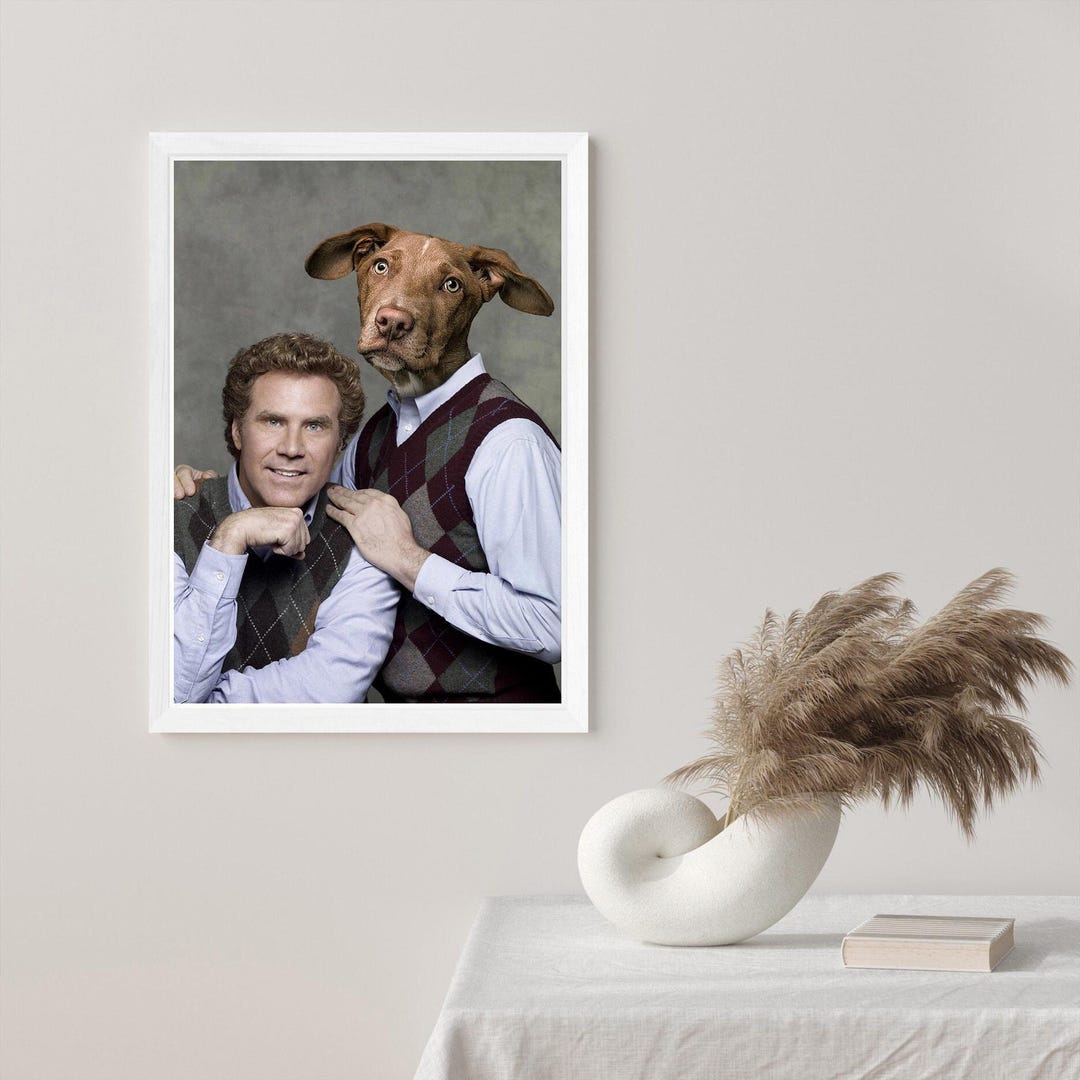 Step Brothers Pet Portraits, Pet Brother Portrait, Custom Pet Brother ...