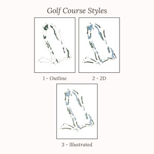 Golf Course Map, Personalized Gifts, Wall Decors, Course Prints, Golf ...