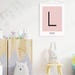 Baby Initial Poster, Baby Name Poster, Baby Birthday Poster ...
