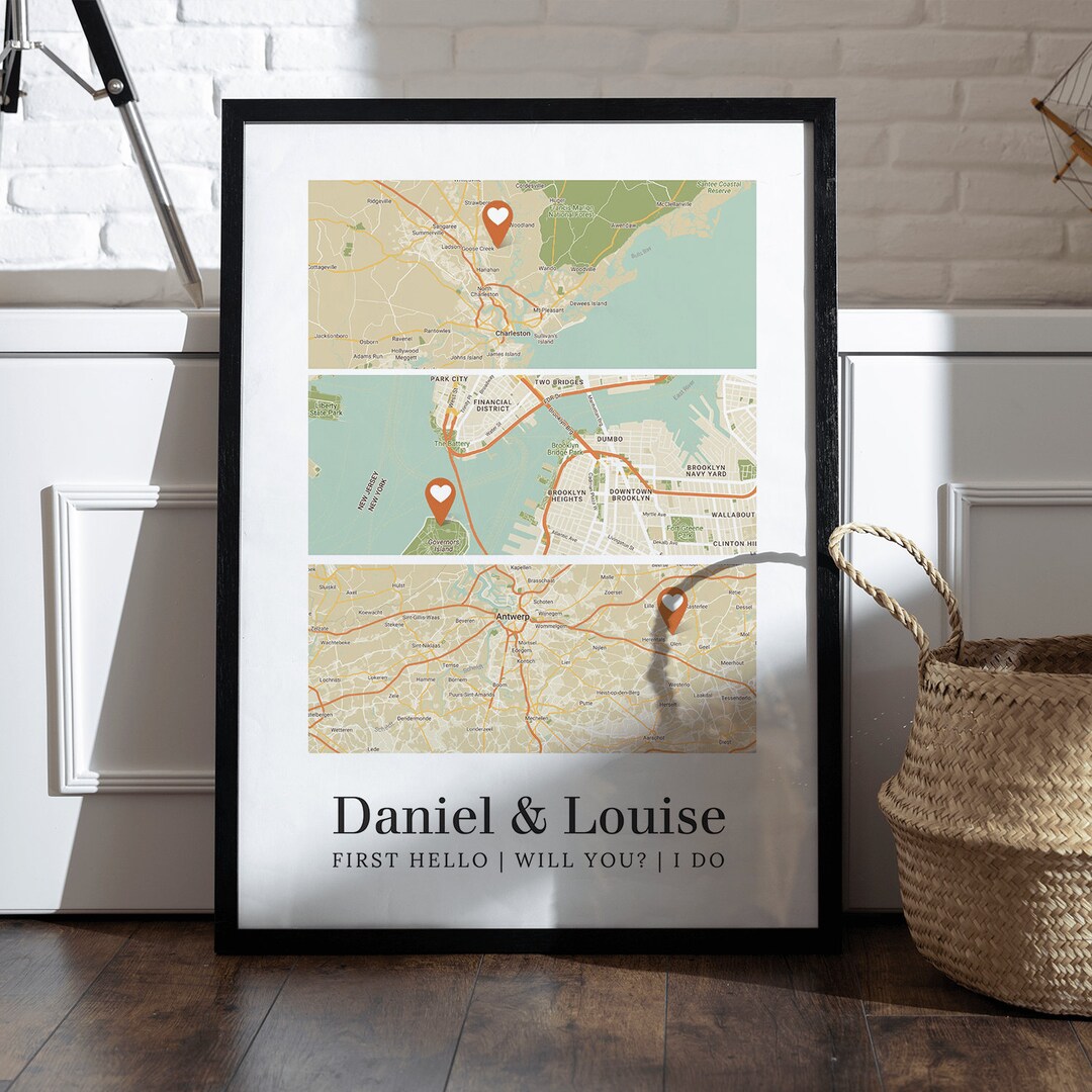 Personalized City Map, Custom City Map Prints, City Map Poster, Urban ...