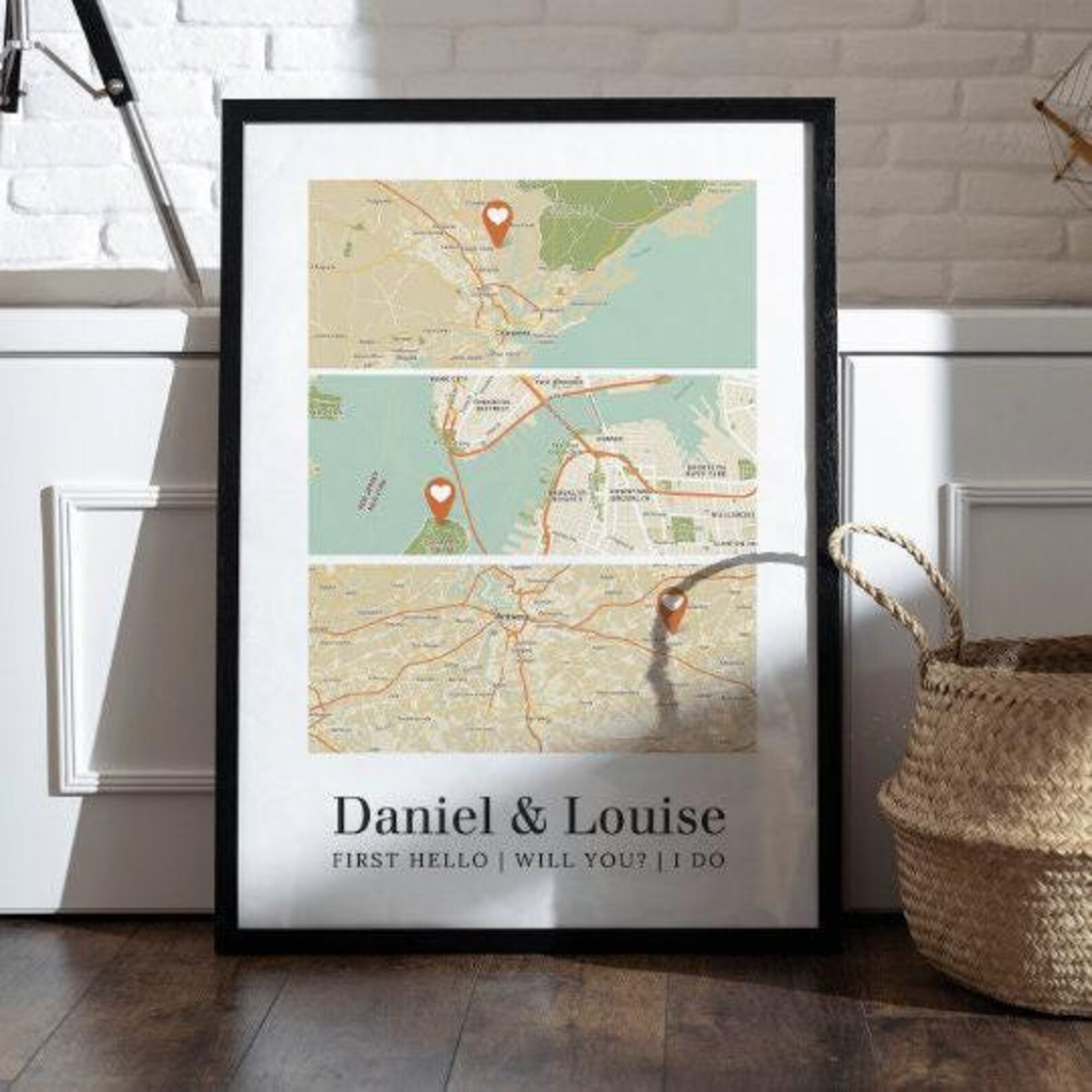 Urban Map Artwork, Custom City Map Prints, City Map Poster, Minimalist ...