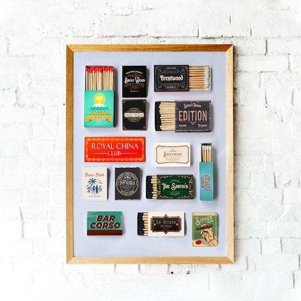 Matchbox Collage Poster - Etsy