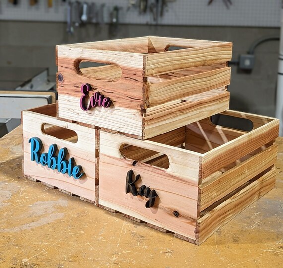 Decorative crates store