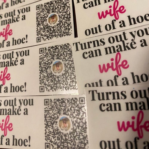 Venmo QR Code Stickers / Cash App QR Code for Bachelorette | Etsy