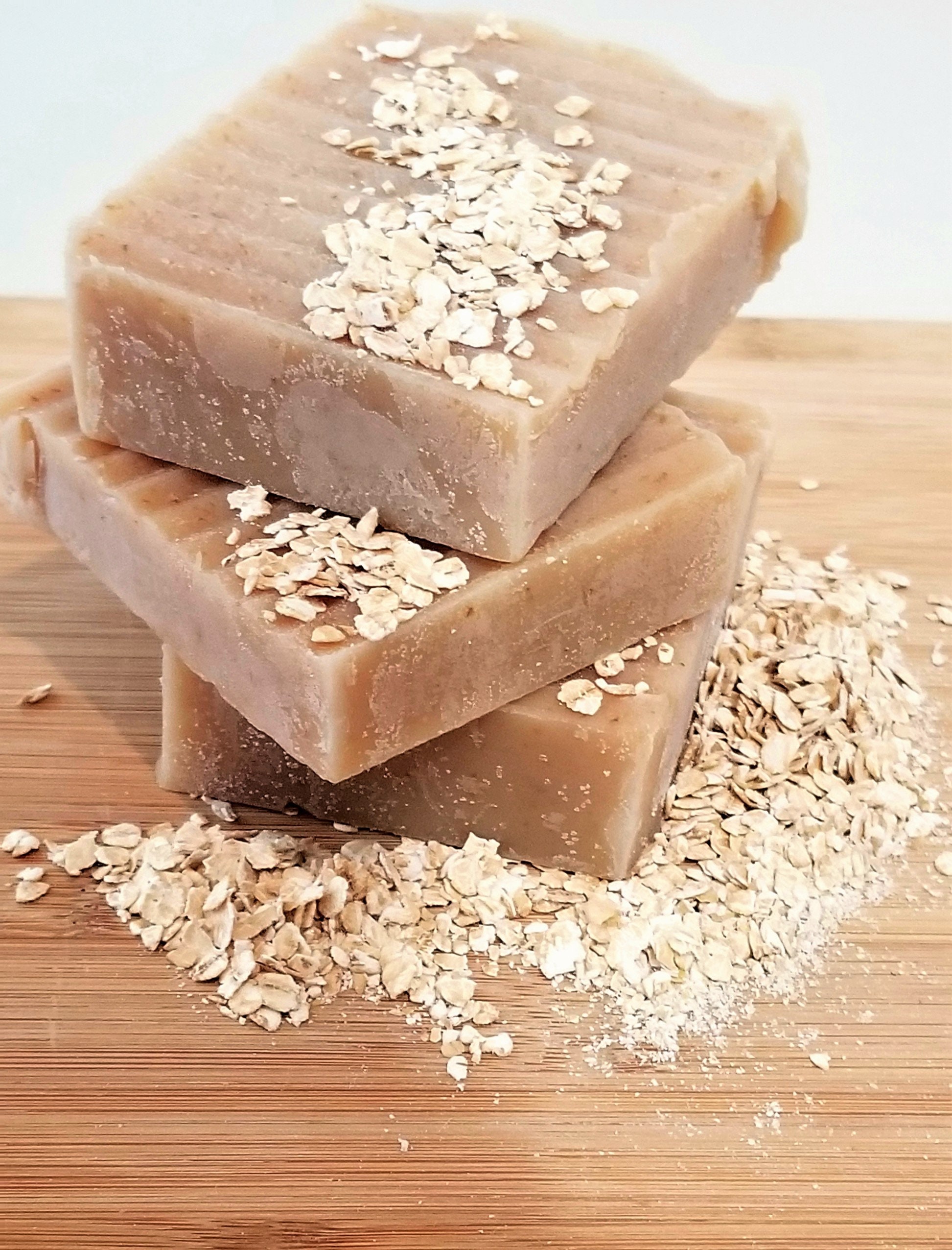 Oatmeal And Honey Cold Process Soap Handmade With Organic Oils Etsy