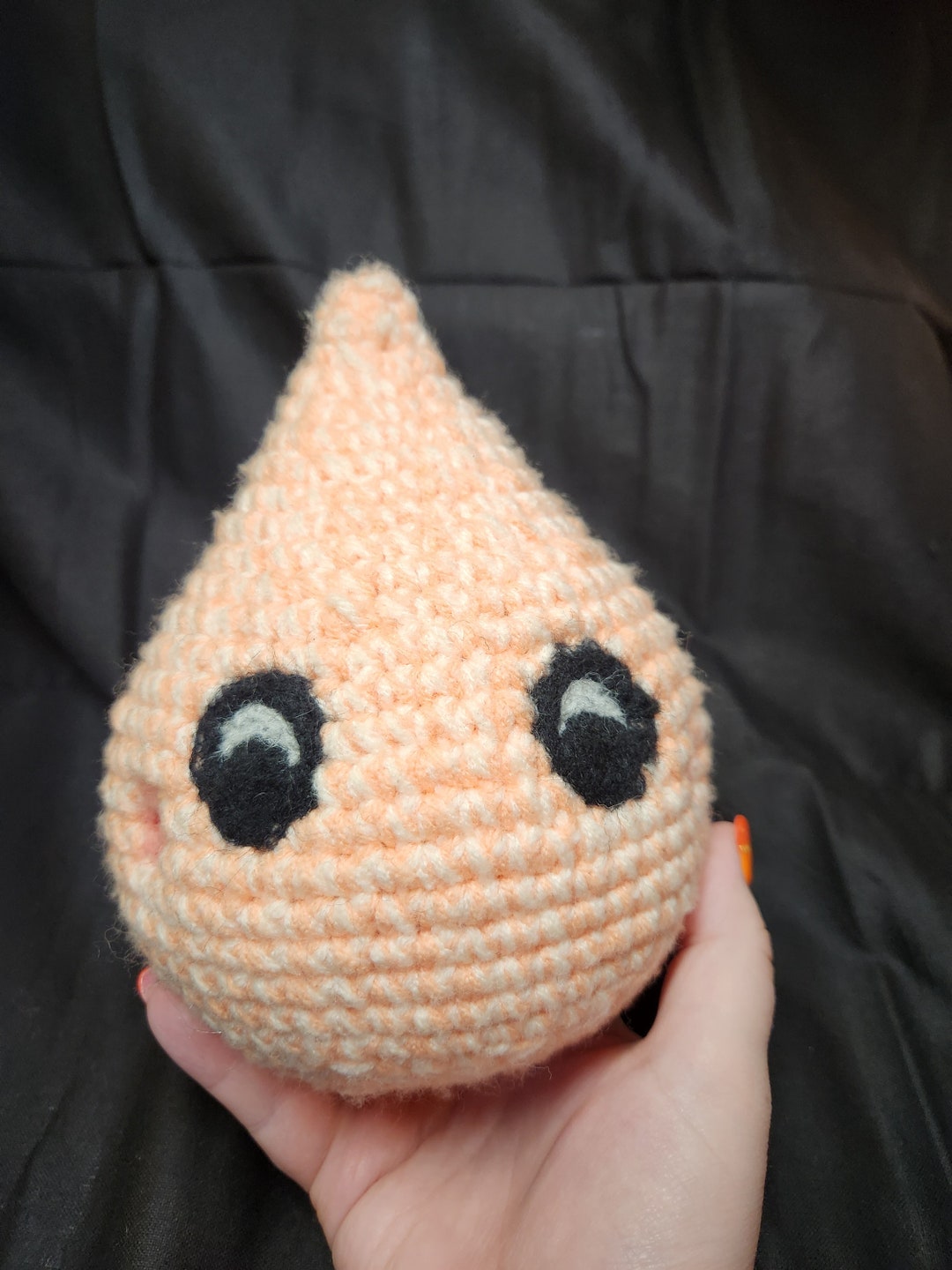 Kawaii Raindrop/slime With Needle Felted Eyes - Etsy
