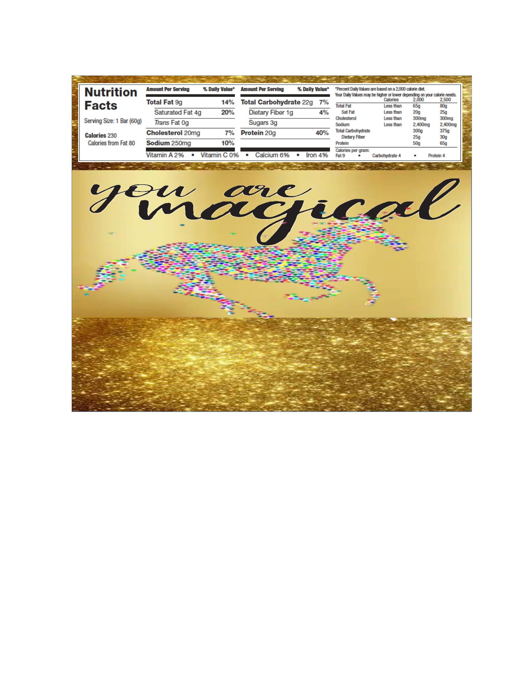 Unicorn Labels Unicorn Candy Bar Label Kids Party Labels Unicorn Candy ...