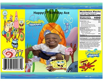 Spongebob Chip Bag - Etsy