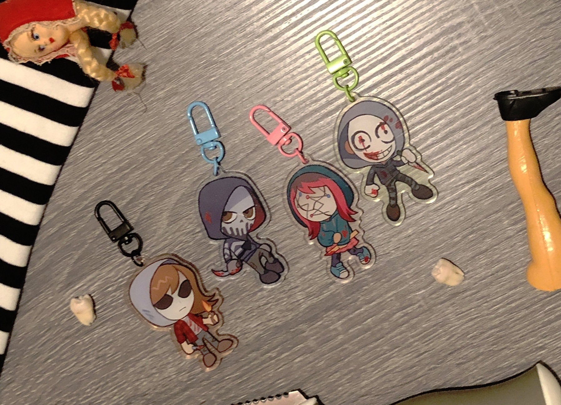 Dead by Daylight Charms Legion Joey Susie Frank Julie - Etsy