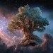 Magical Tree in Space - Etsy
