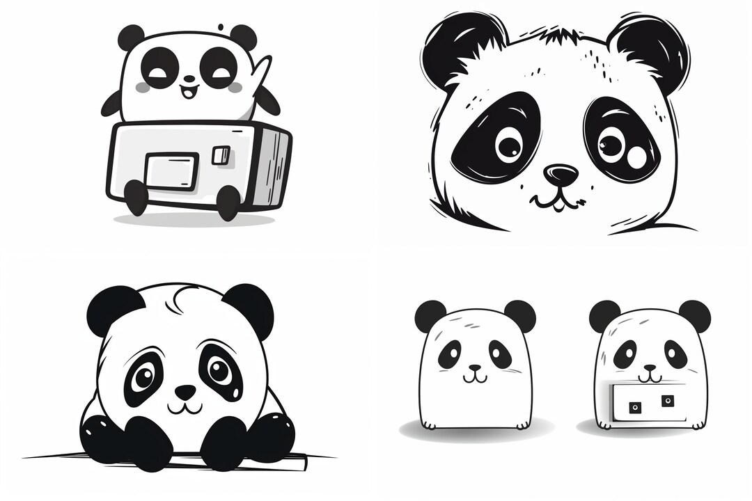 Cute Panda Bundle - Etsy